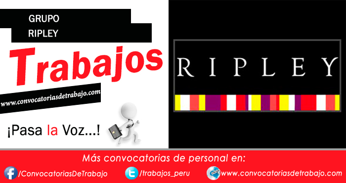 Trabajo Creditos Ripley, Empleo - prestamos rapidos particulares